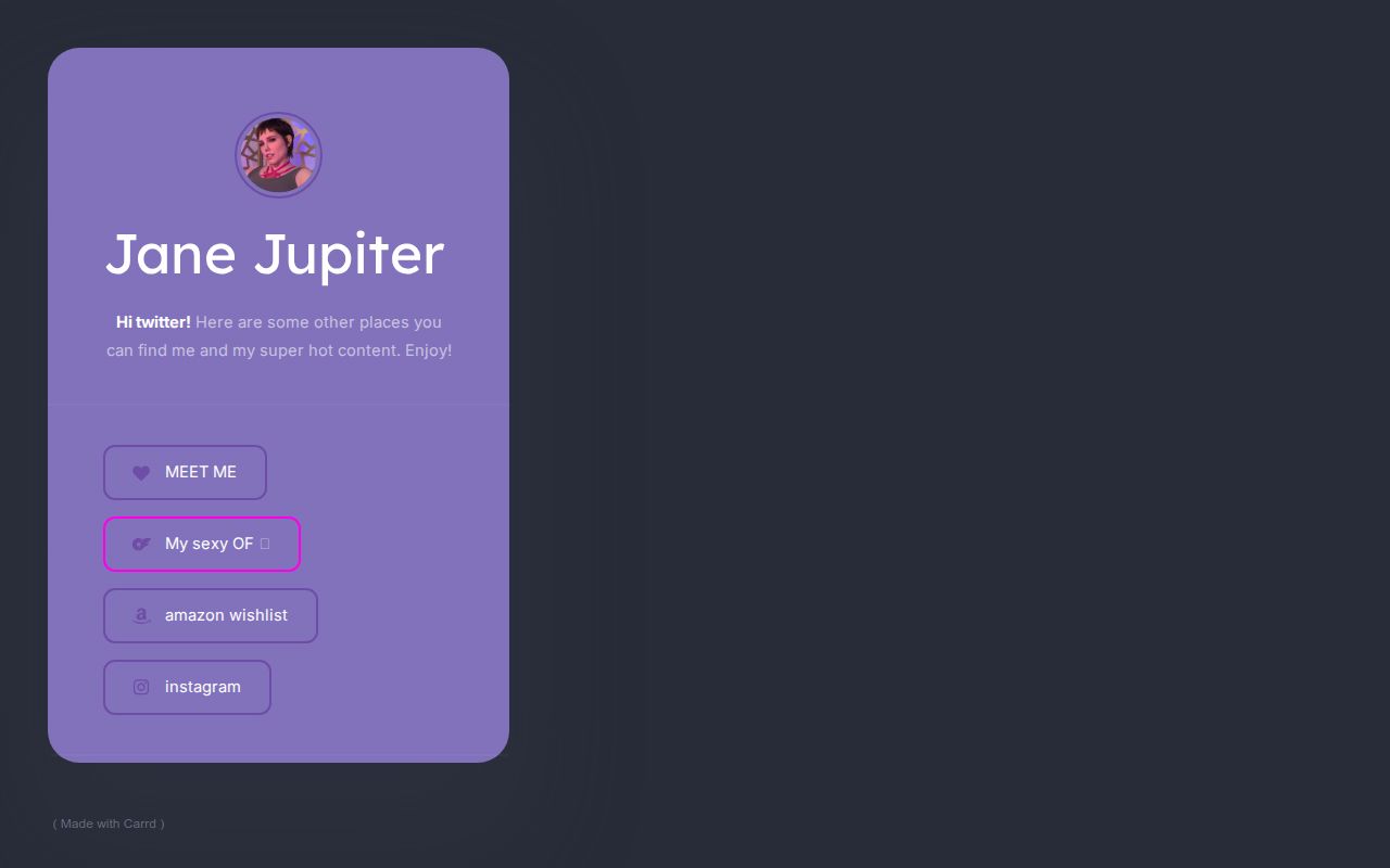 Jane Jupiter's Links on Twitter pdx